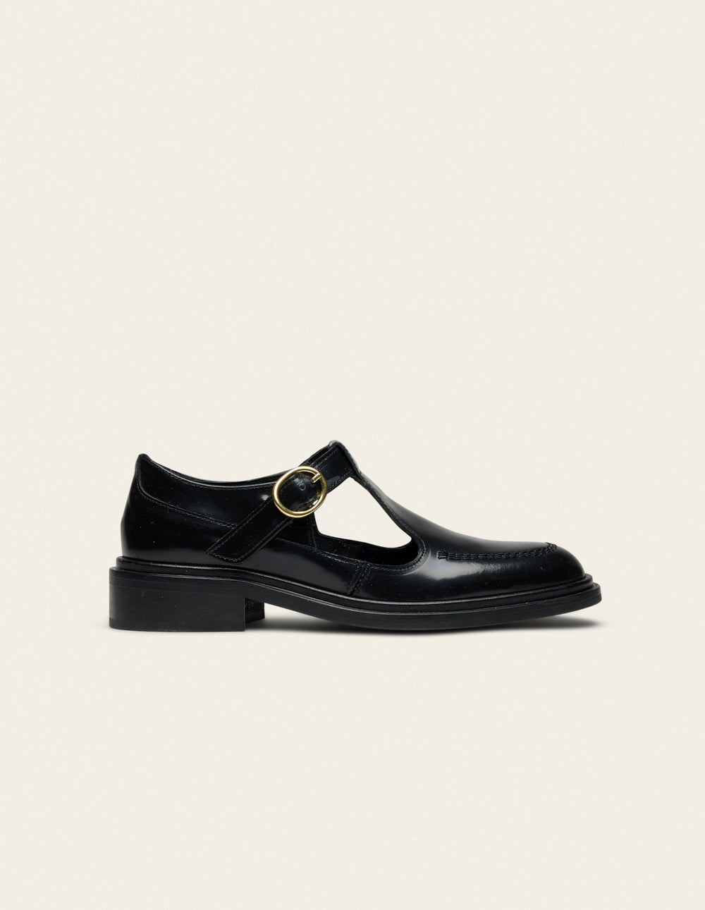 Tyria Derbies - Black Box Leather